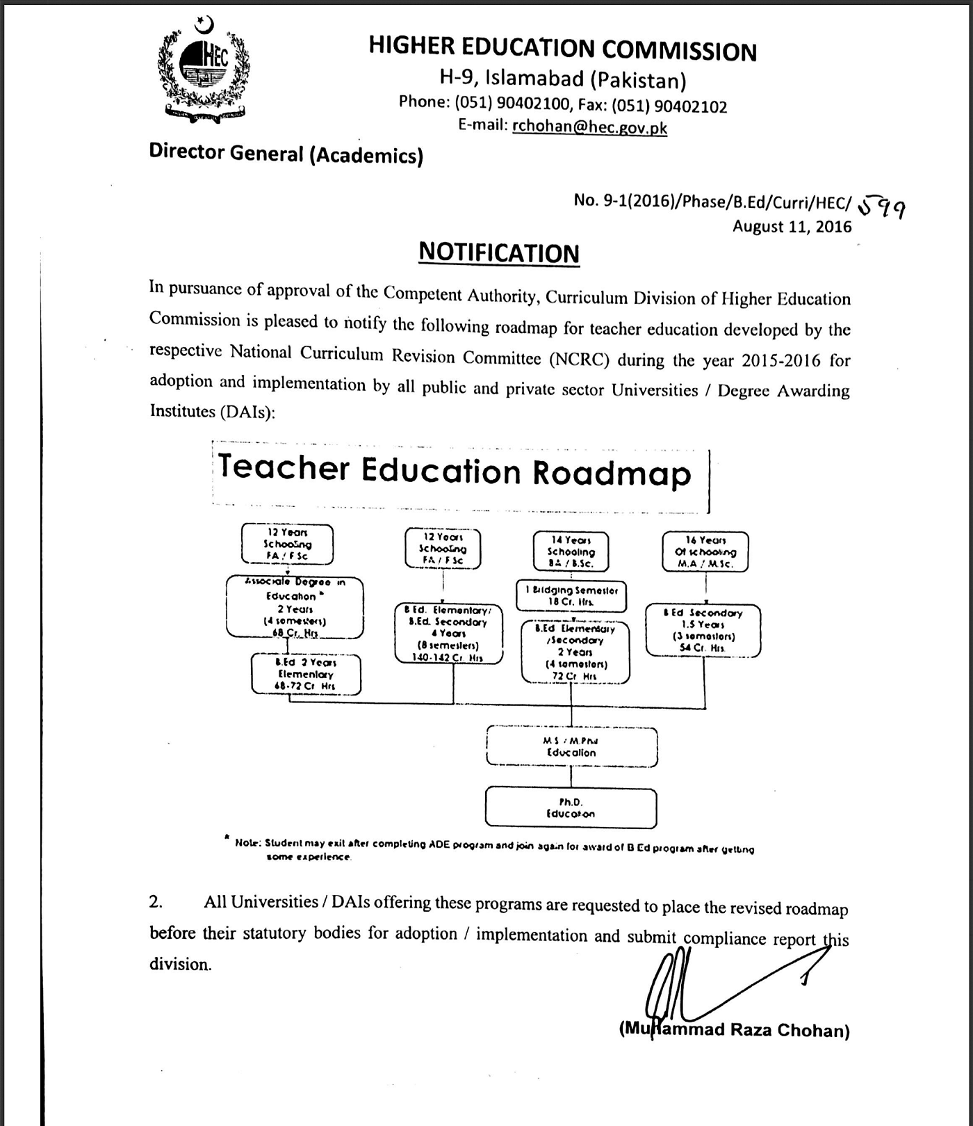 - National Accreditation Council for Teacher Education